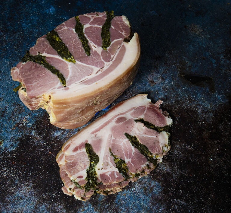 Grasmere Sliced Stuffed Lincolnshire Chine - Grasmere Farm